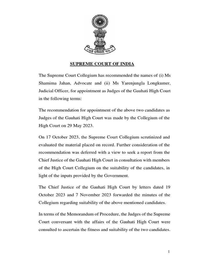 2024.12.04-Gauhati - 1 Adv 1 JO | PDF