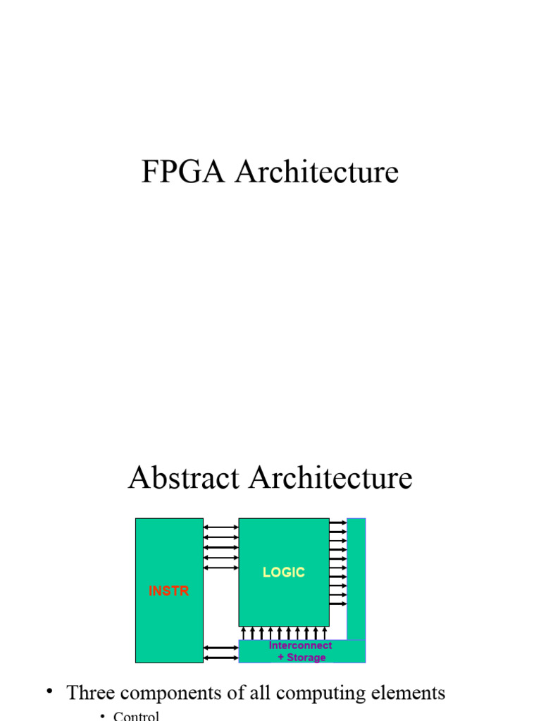 Sec5 Fpga Part2 Pdf Field Programmable Gate Array Computer Engineering