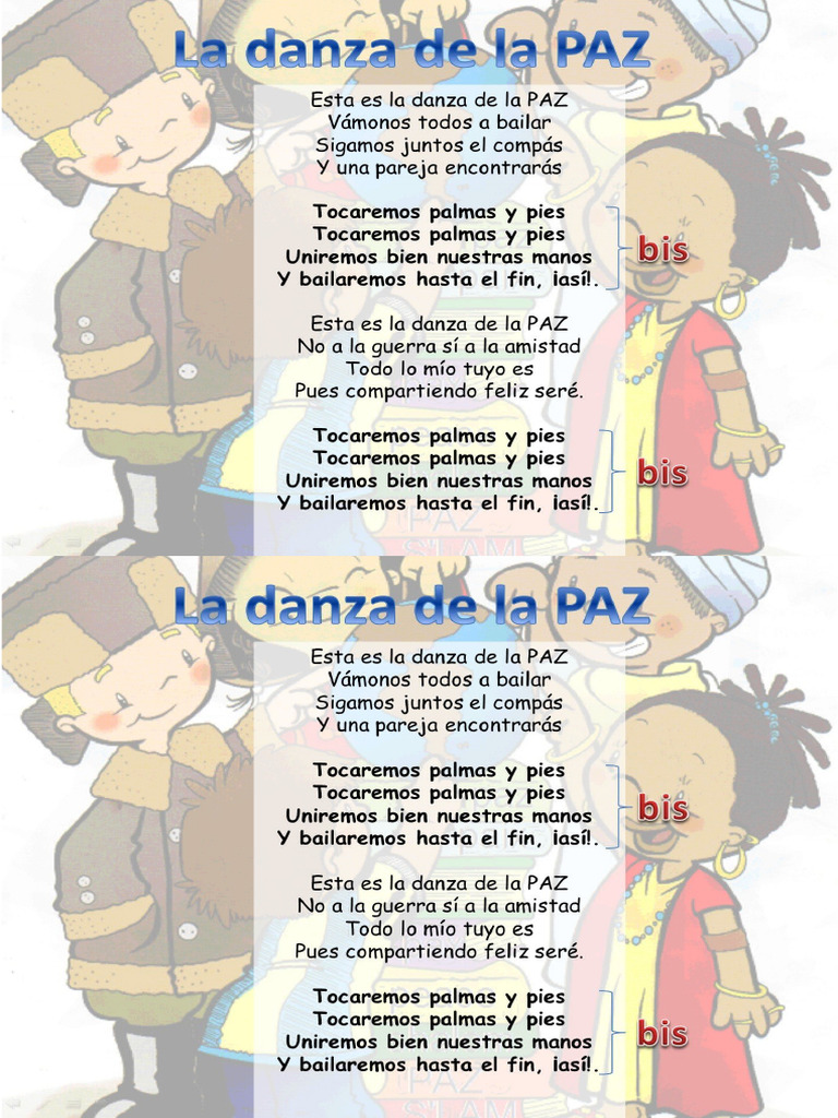 La Danza de La Paz (Letra) | PDF
