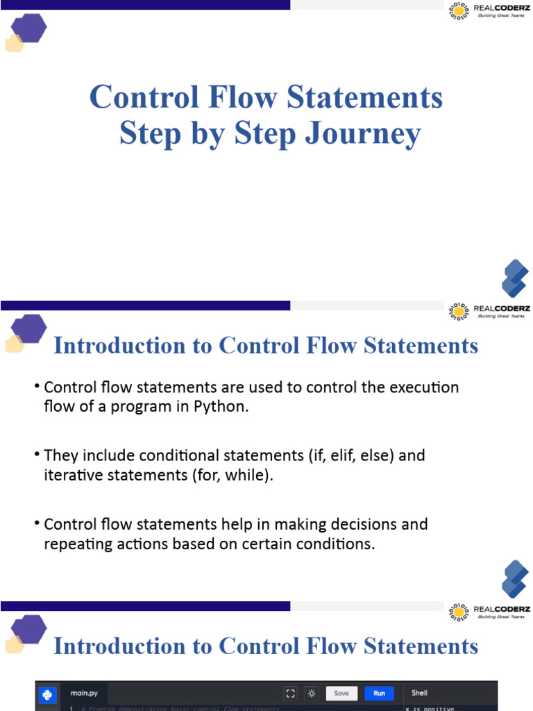 Control Flow Statements | PDF