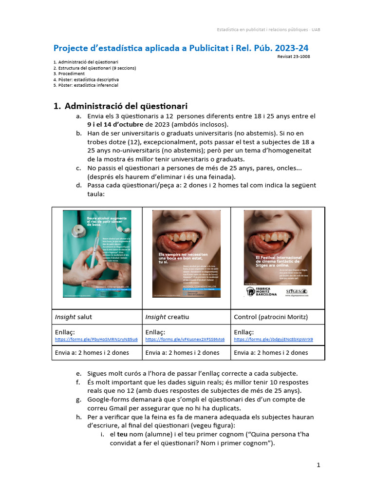 Brief Projecte231008 Corregit B | PDF