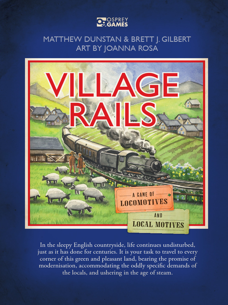 Village Rails Rulebook | PDF | Rail Transport | Train Station