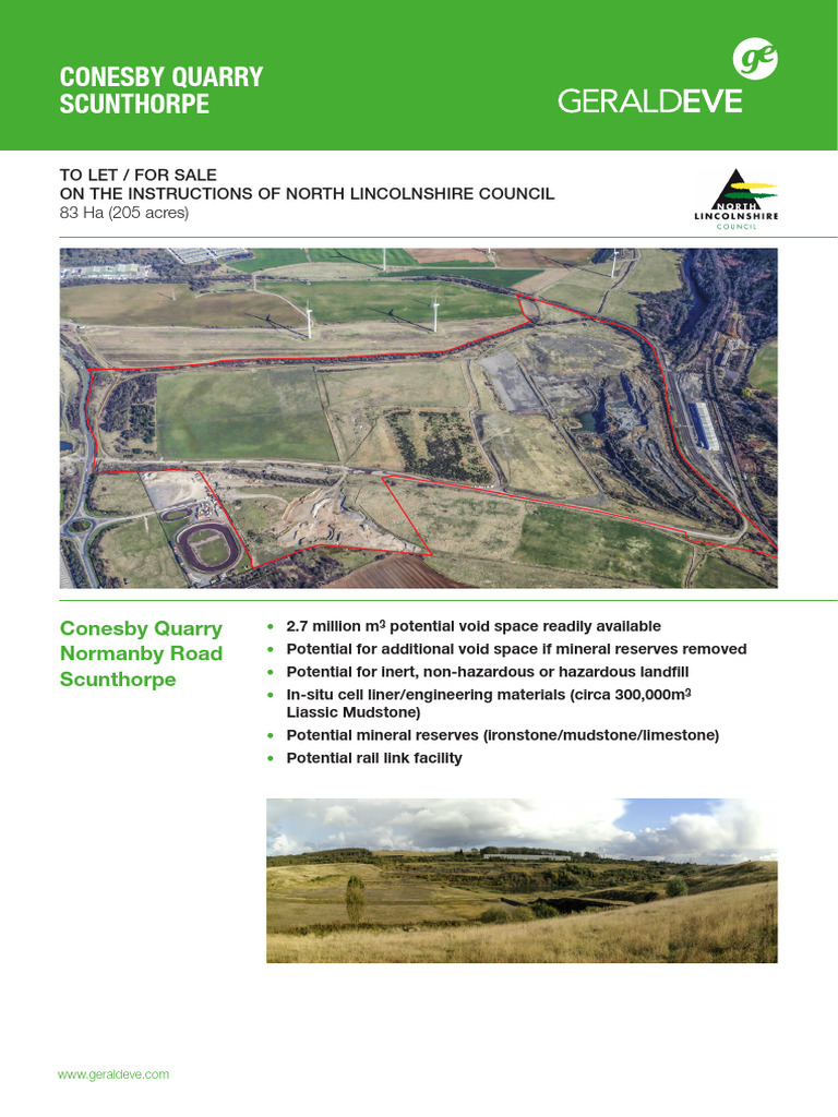 Conesby Quarry - PROPERTY PARTICULARS | PDF | Common Law | Private Law