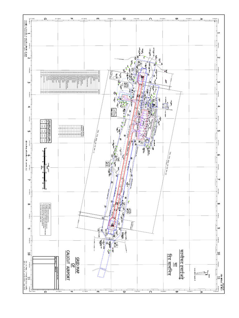 Grid Map Calicut Airport | PDF
