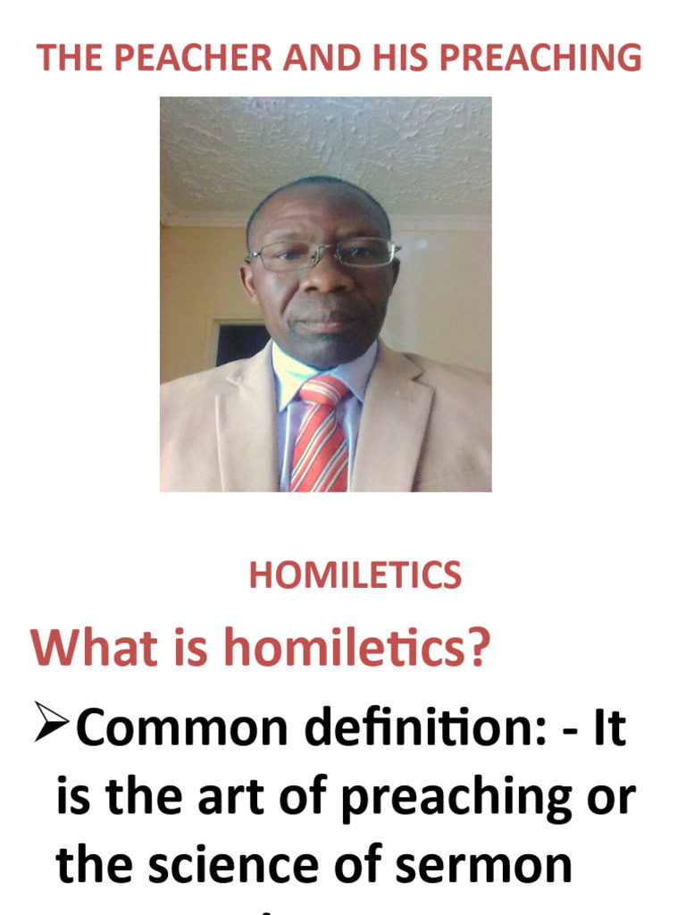 Understanding Homiletics: The Art of Preaching | PDF | Sermon | Homiletics