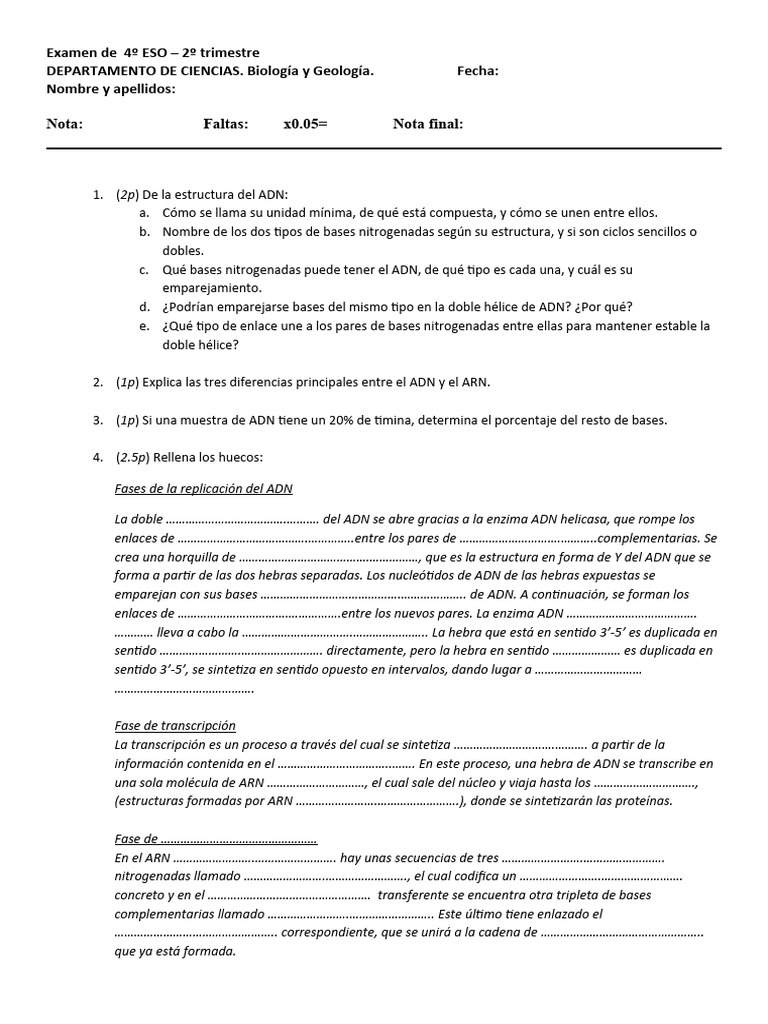4BG Ev 2 Ex 2 | PDF | Adn | Rna