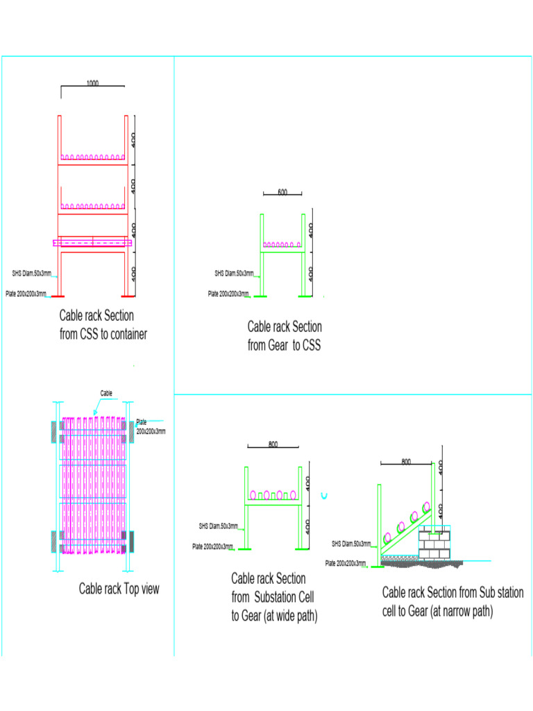 Cable Rack and Plate Specifications | PDF