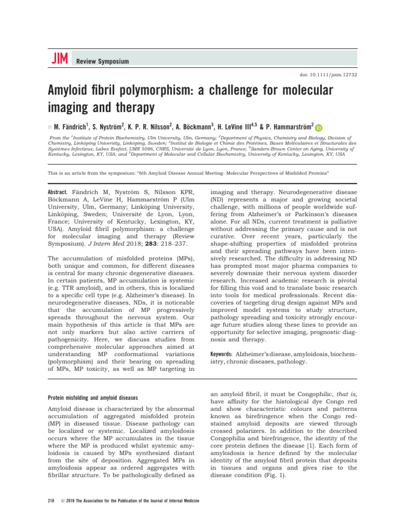 AmylopidPolymorphism_Journal of Internal Medicine - 2018 - F ndrich ...