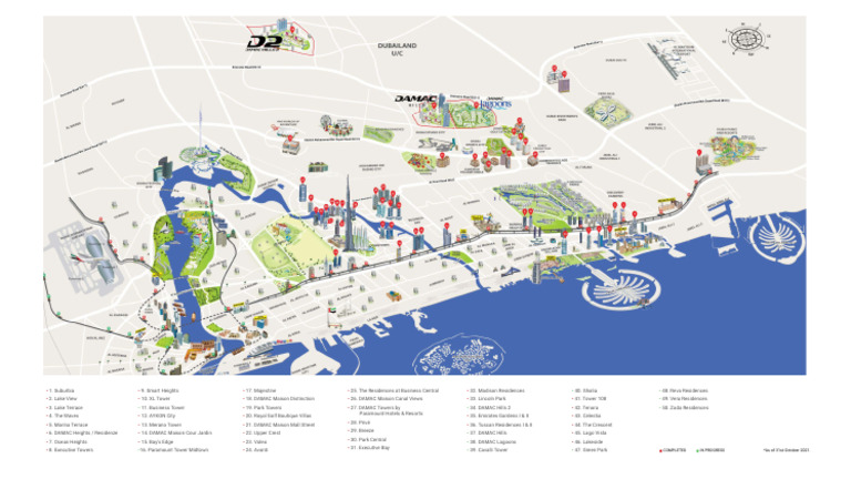 Dubai DAMAC MAP | PDF