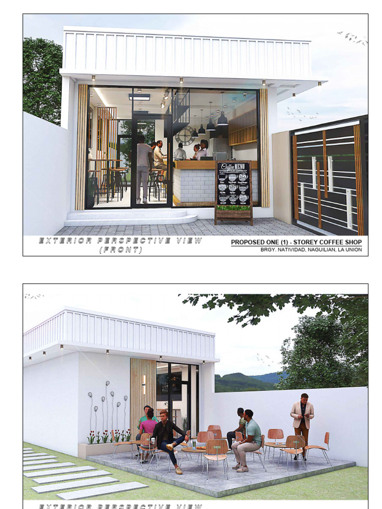 Proposed One-Storey Coffee Shop | PDF