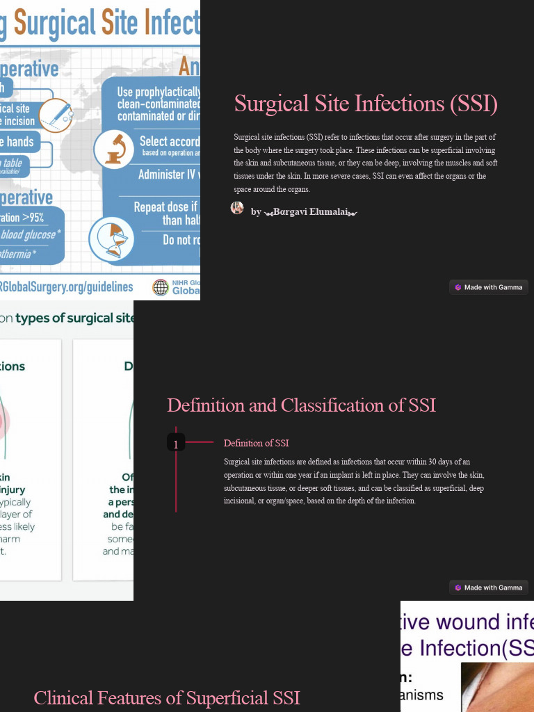 Southampton Classification of SSI | PDF | Infection | Pathogen