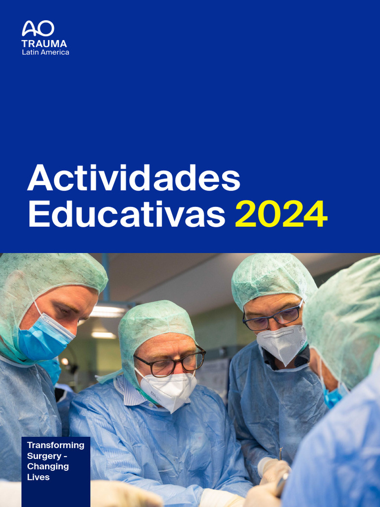 AO Trauma 2024 Course Calendar | PDF | Latin America | Spanish Language