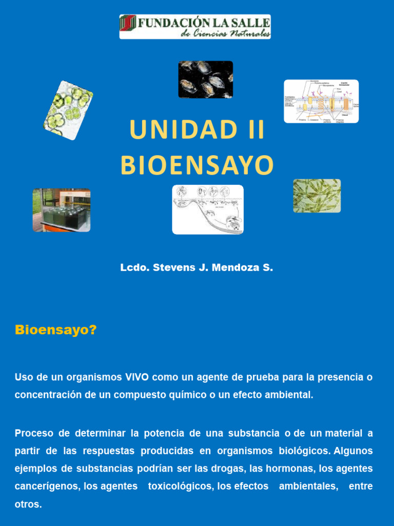 Clase de Bioensayo | PDF | Toxicidad | Biología