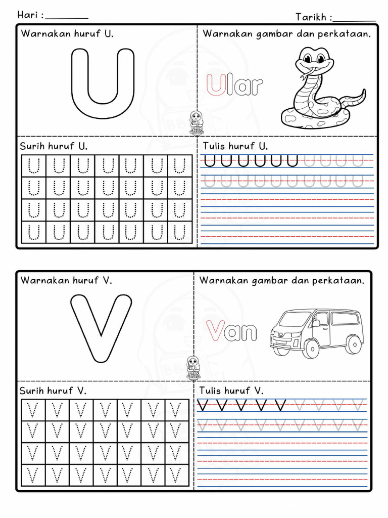 Huruf U Dan V 2 | PDF