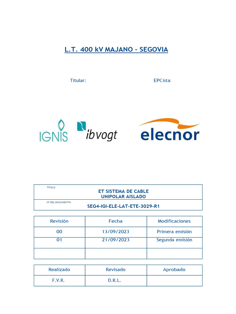 400 KV 2000 mm2 | Descargar gratis PDF | Electromagnetismo | Ingenieria Eléctrica