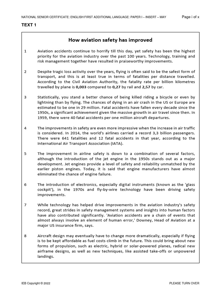 Past Exam Papers English Fal Ieb NSC Grade 12 Past Exam Papers 2022 p1 ...