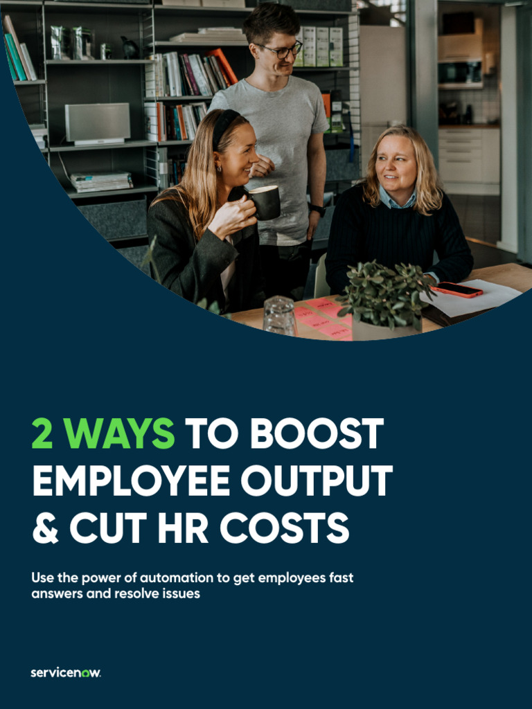 2 Ways To Boost Employee Productivity & Cut HR Costs | PDF | Automation ...