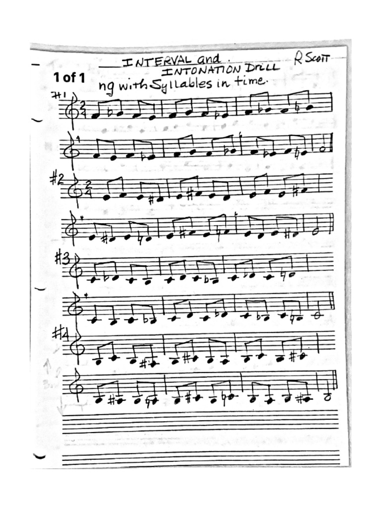 Ear Trainng Drill Book Complete | PDF