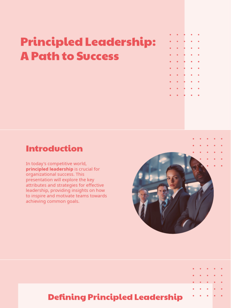 Wepik Principled Leadership a Path to Success 20240430120336udrI | PDF ...