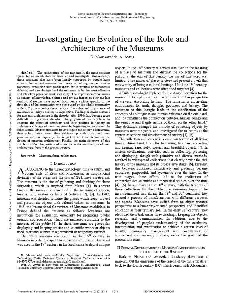 mUESUEM | PDF | Museum | Science