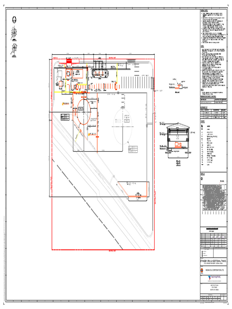 Standby Sru & Additional Tanks: Drawing Limit ROAD-142 | PDF