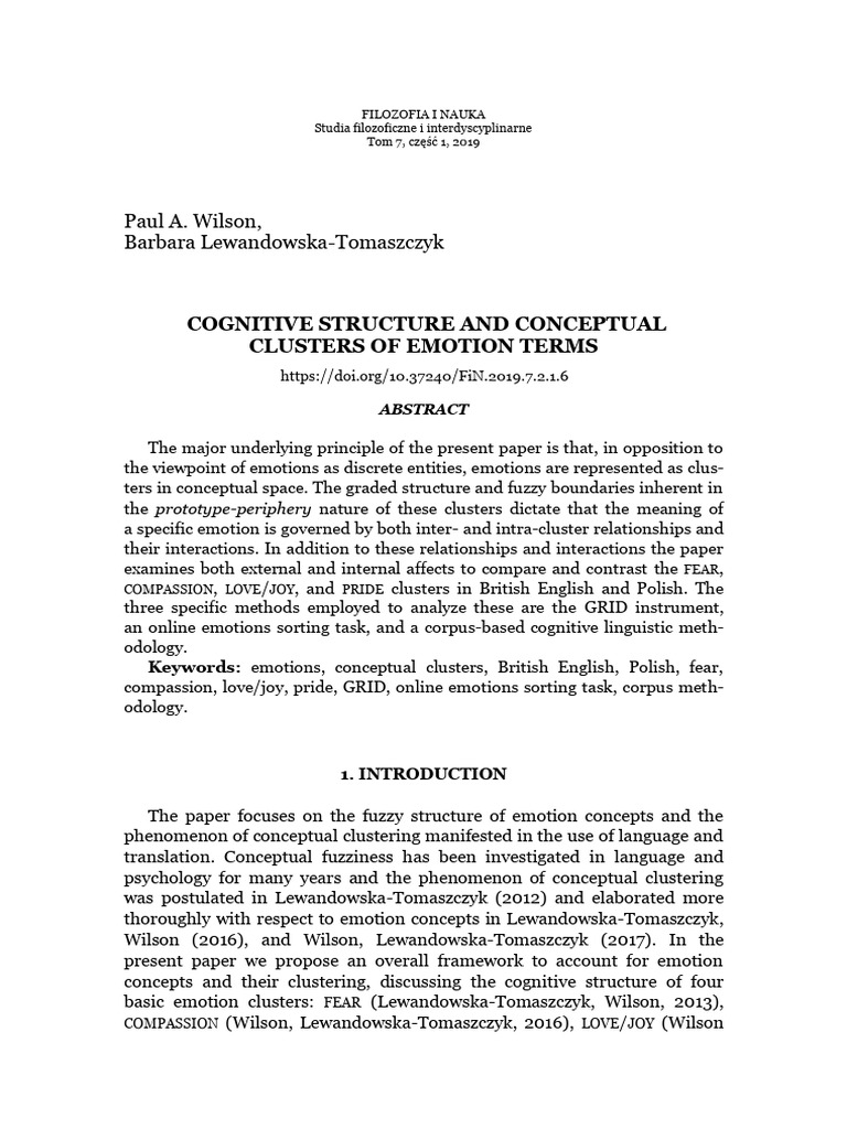 Wilson 91 | PDF | Metaphor | Emotions