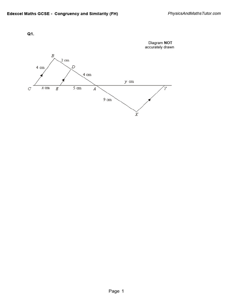 Congruency and Similarity (FH) | PDF | Shape | Classical Geometry