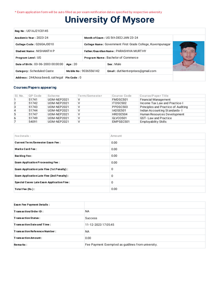 5 TH Sem | Download Free PDF | Payments | Taxes