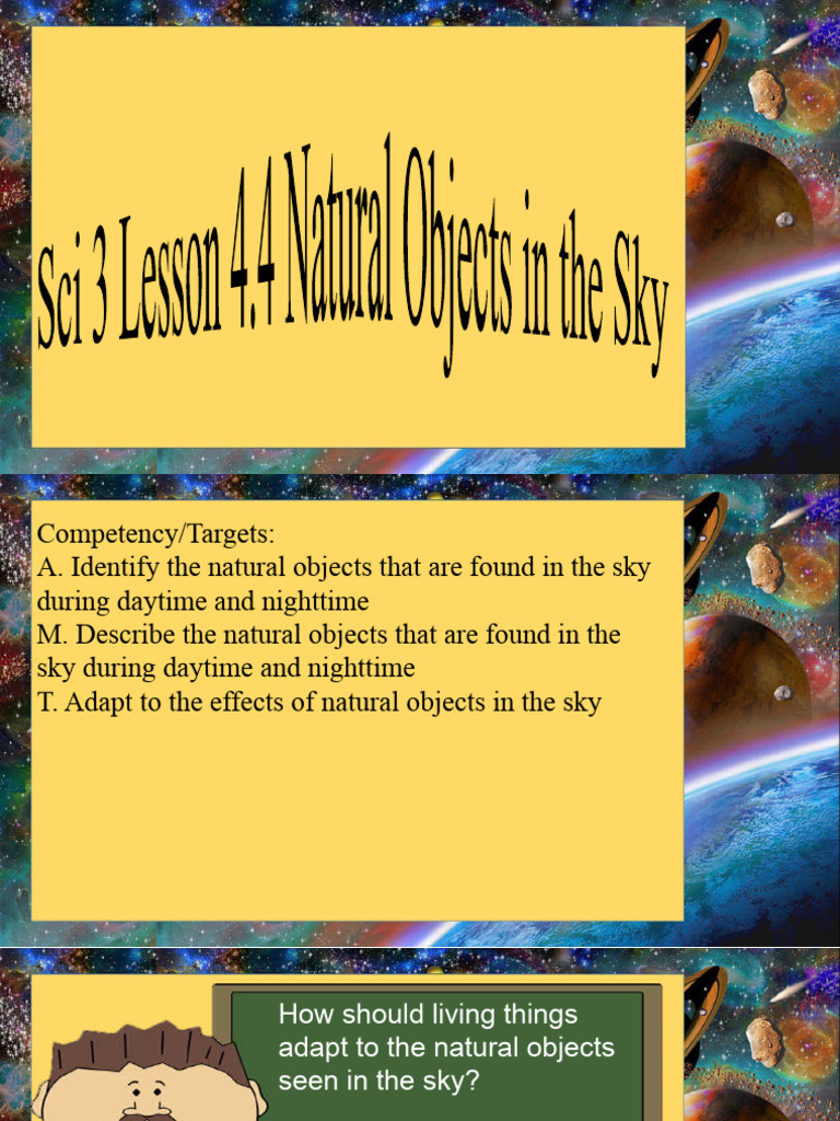 Sci 3 Lesson 4 4-23-24 | Download Free PDF | Sky | Night