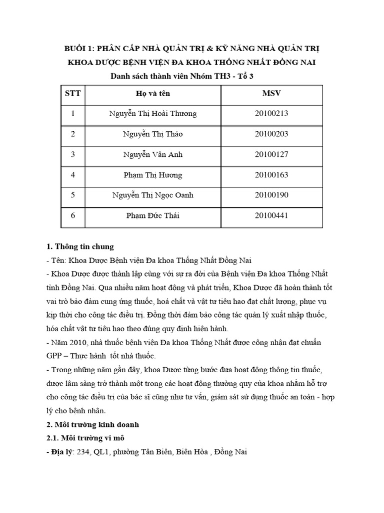 TH KTD B2 CHỨC NĂNG NHÀ QUẢN TRỊ TH3 Nhóm 3 | PDF