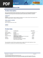 Solvalitt Alu Technical Data Sheet | PDF | Abrasive | Building Materials