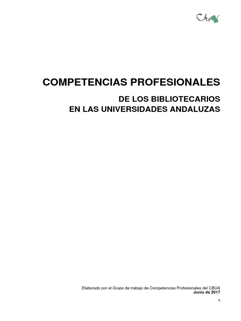 Cbua - Competencias Profesionales | Descargar gratis PDF ...