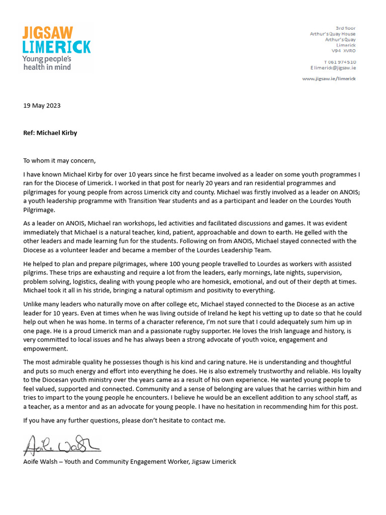 3 - MK Reference - Aoife Walsh | PDF | Wellness