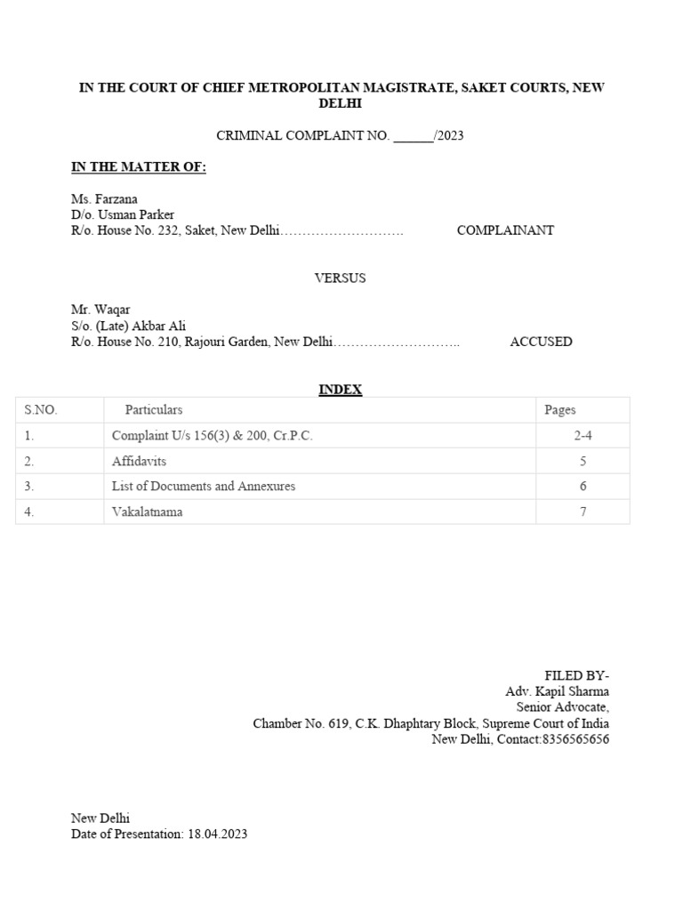 DPC Assignment-3 UG18-74 | PDF | Bail | Mandamus
