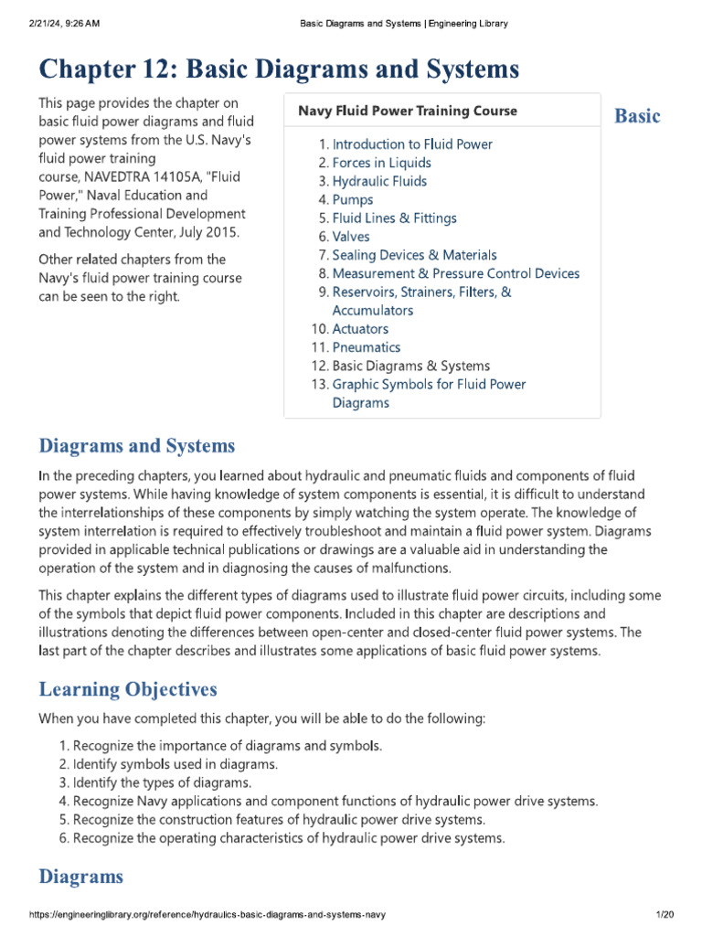 Basic Diagrams and Systems | PDF