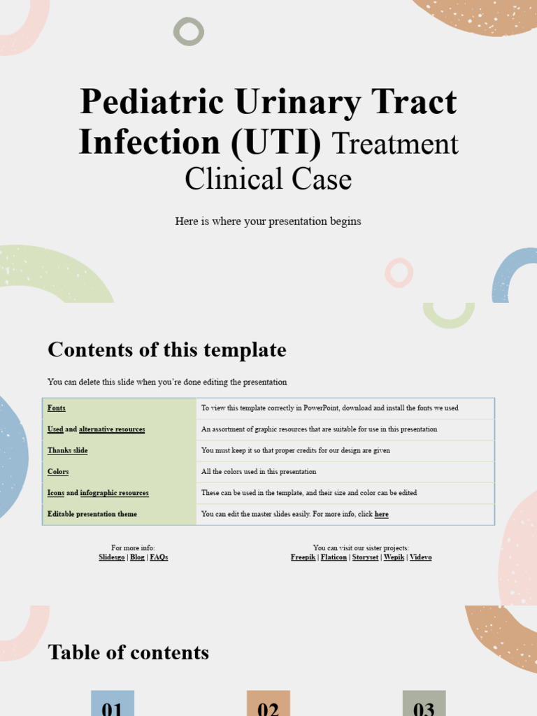 Pediatric Urinary Tract Infection (UTI) Treatment Clinical Case by ...