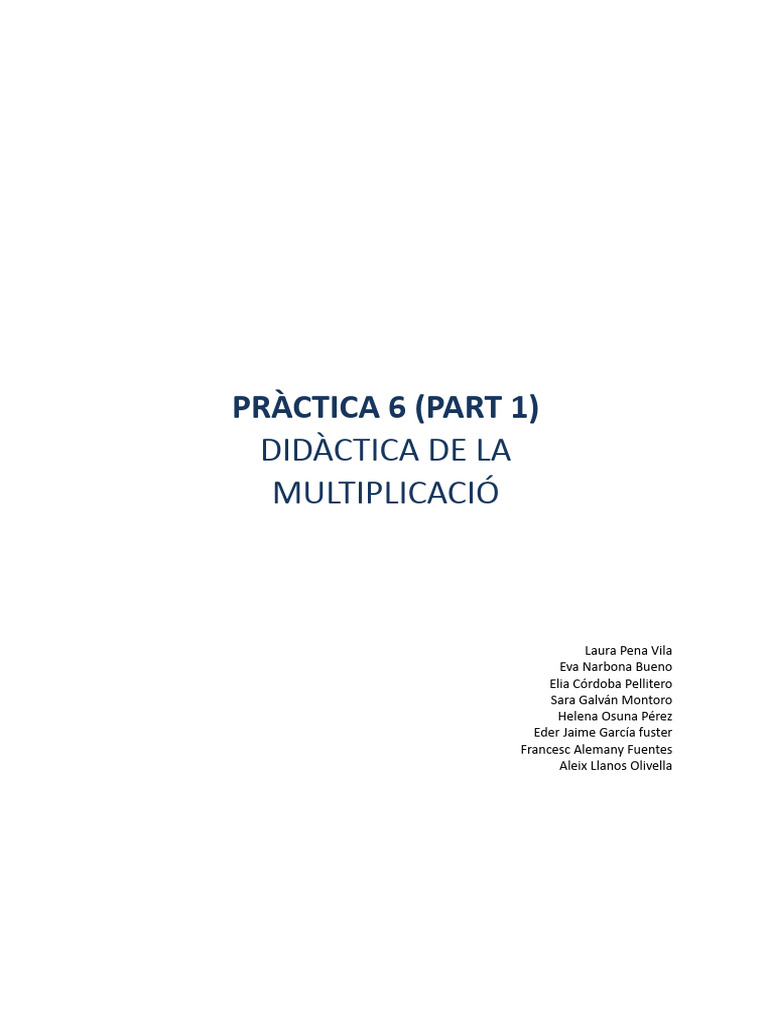 PRÀCTICA 6 - Part - 1 | PDF