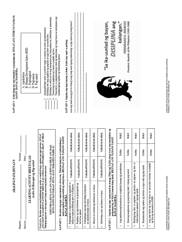 AP9 Q4 LAS Landscape | PDF