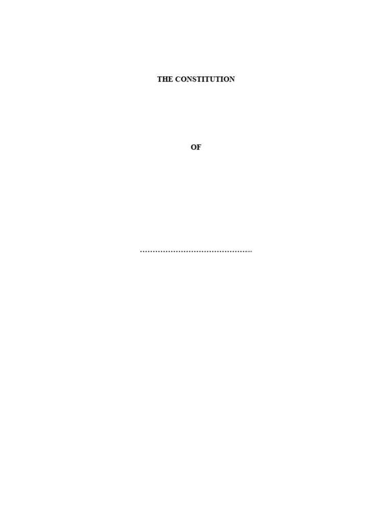 NGO Constitution Draft en | PDF | Board Of Directors | Banks