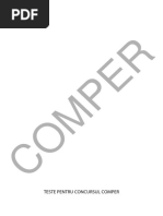 Subiect Comper Mate EtapaI 2023 2024 clasaIII | PDF