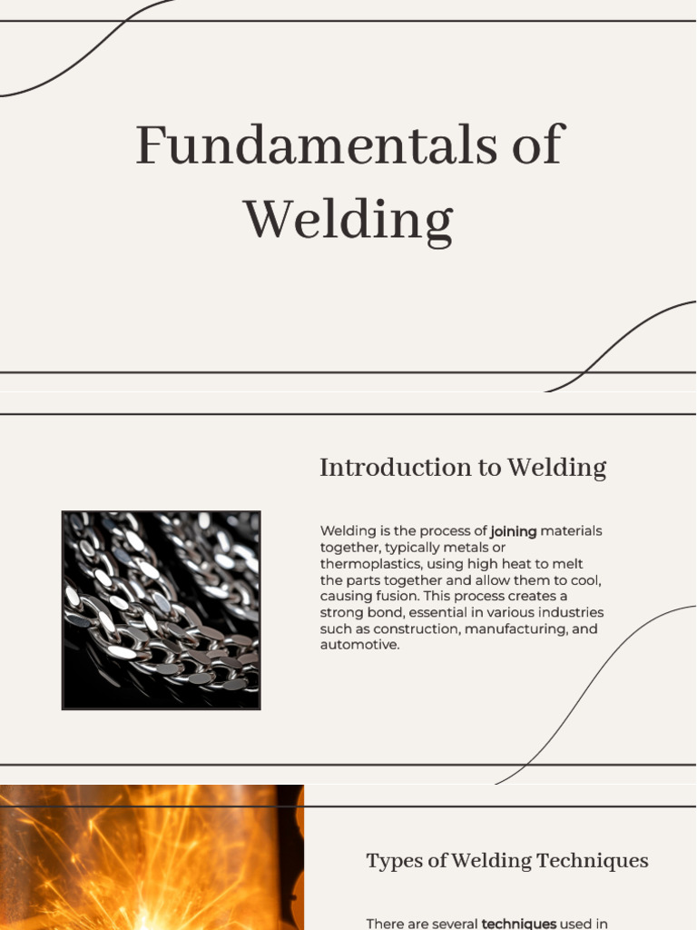 Welding Basics: Techniques & Safety | PDF