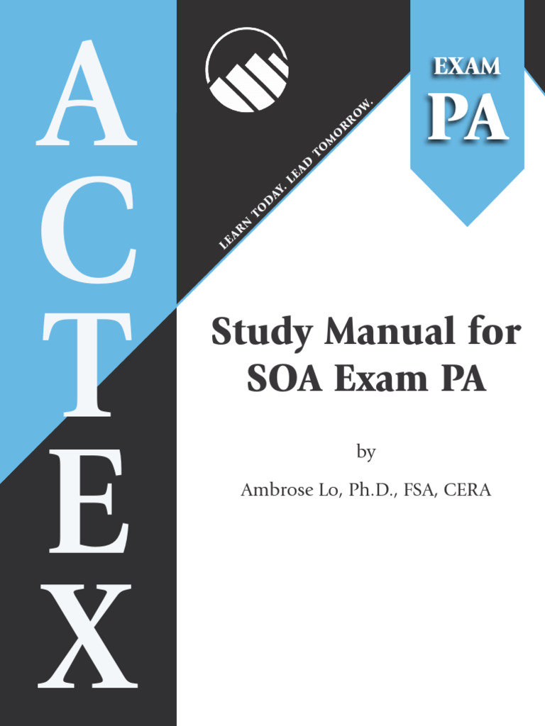 Actex Pa Sample | PDF | Function (Mathematics) | Computing