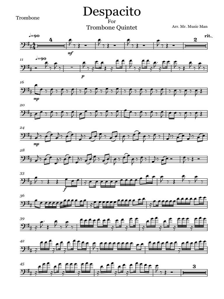 Despacito - Trombone III | PDF