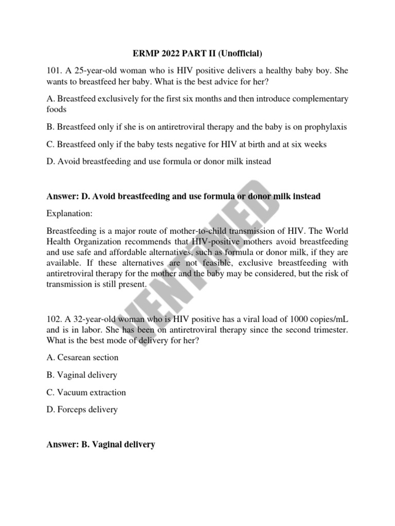 ERMP 2022 Part-II | PDF | Congenital Heart Defect | Childbirth