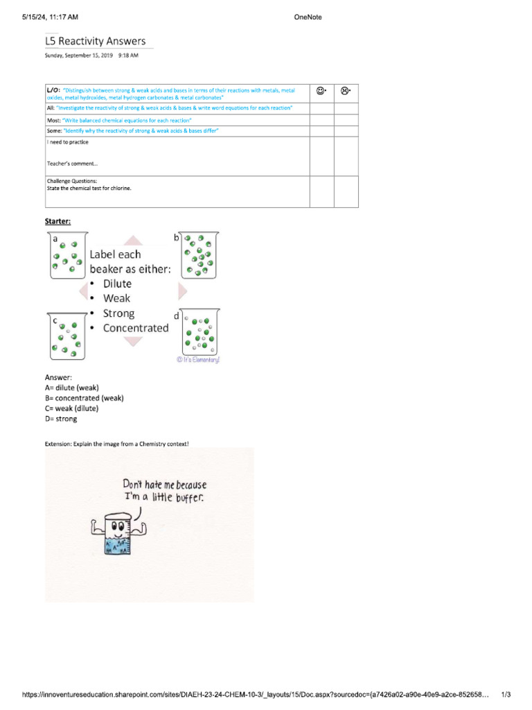 L5 Reactivity Ans | PDF