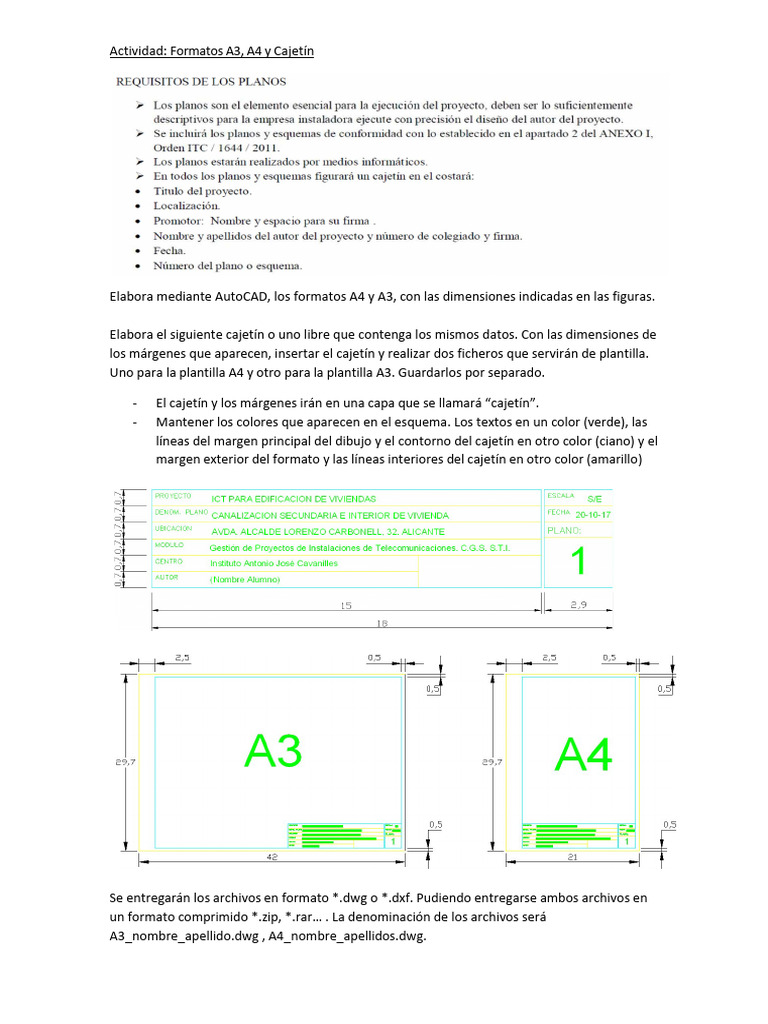 Actividad A3 - A4 - Cajetin | PDF | Informática
