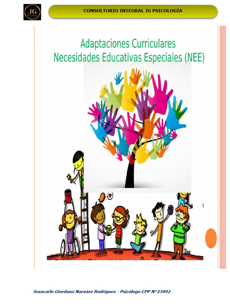 Clasificación de Las NEE - Esquema | PDF | Discapacidad intelectual ...