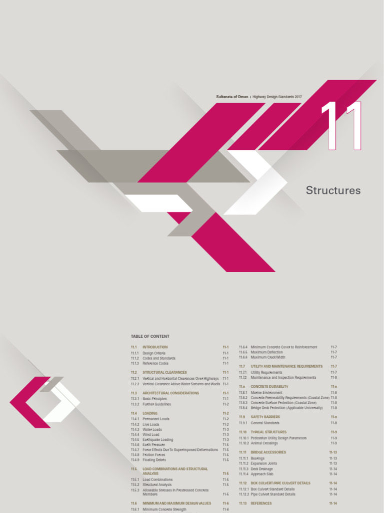 Section 11 - Structures | PDF | Concrete | Structural Load