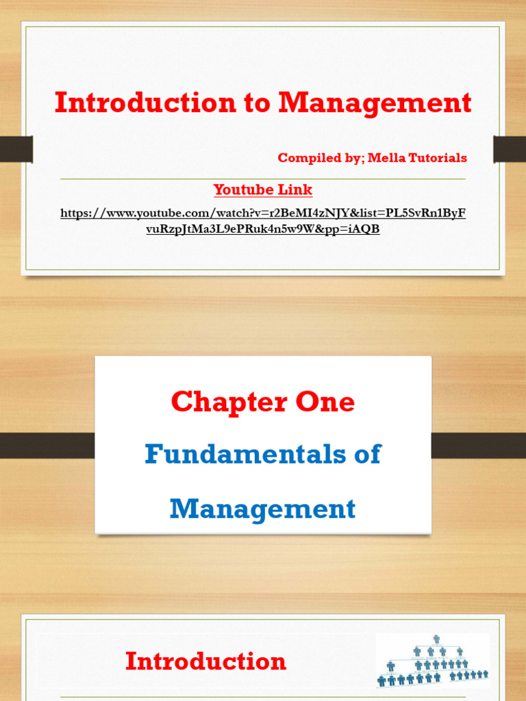 Introduction To Management Full | PDF | Skill | Goal