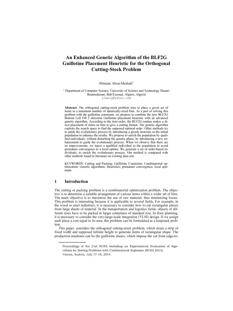 paper 3 | PDF | Genetic Algorithm | Mathematical Optimization